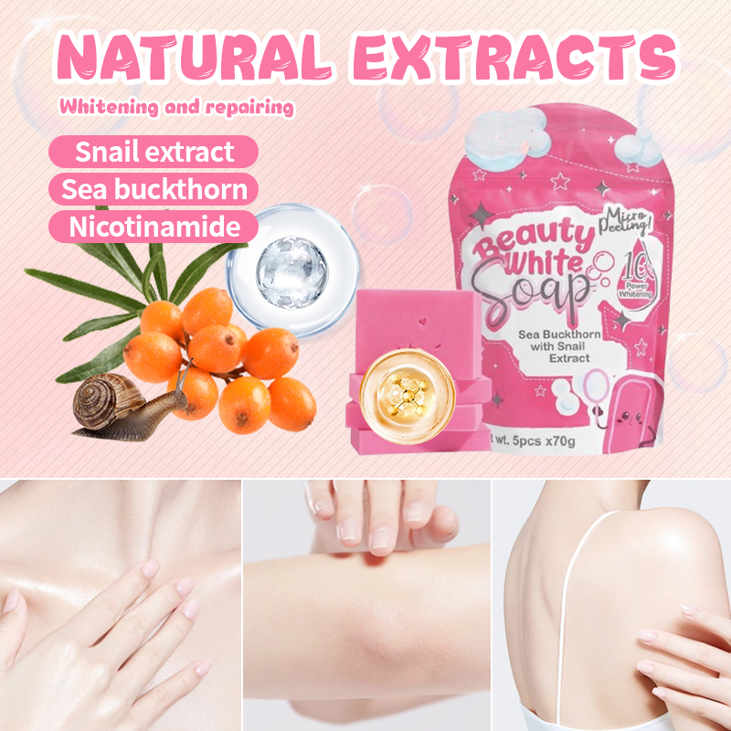 【Buy 1 take 1】 5PCS BAR SOAP 10x White Soap Whitening Exfoliating Micro ...