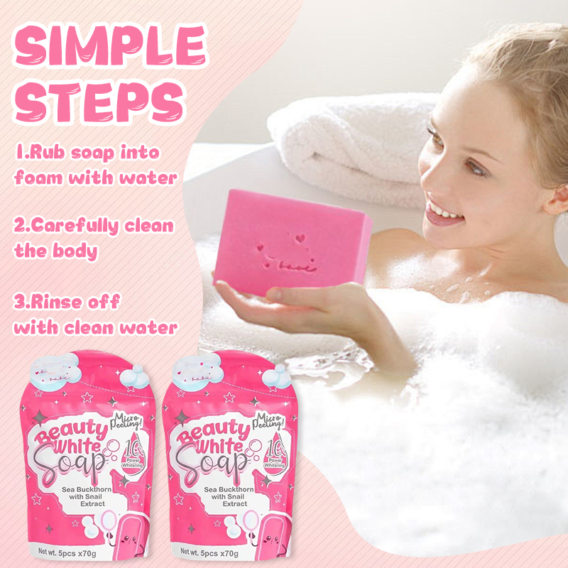 【Buy 1 take 1】 5PCS BAR SOAP 10x White Soap Whitening Exfoliating Micro ...