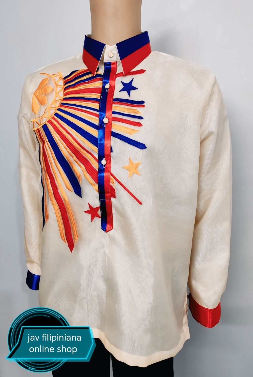 NEW!! Sinag barong tagalog organza for men | Shopee Philippines