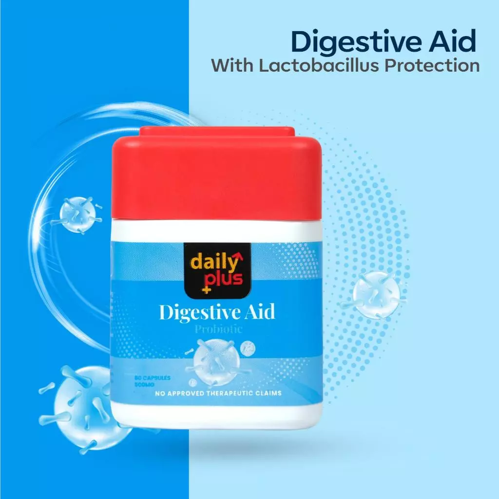 Daily Plus probiotic capsules help digestion supplements promote gut ...