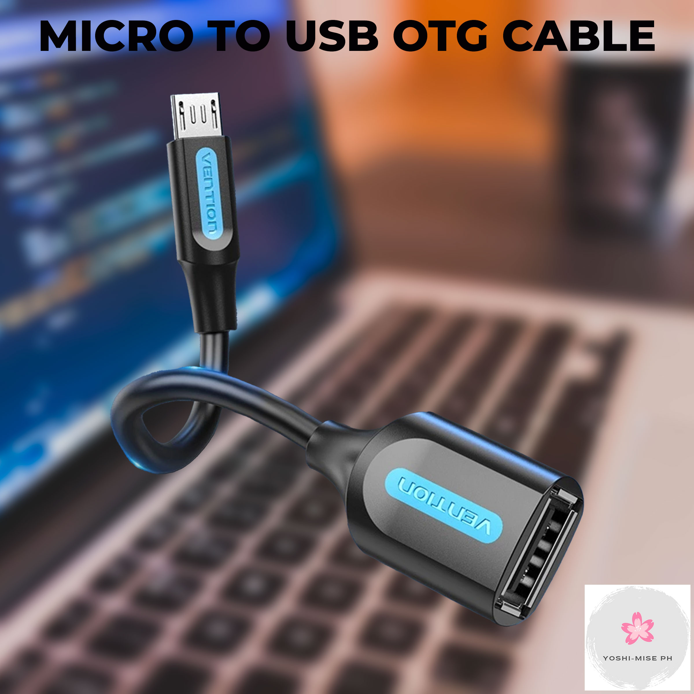YOSHI! 0.15M (CCUBB)OTG USB ADAPTER Micro-B Male/USB-A Female USB 2.0 ...