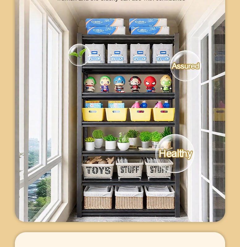 5 Layers Metal Steel Boltless Organizer Rack Stante Storage Rack ...