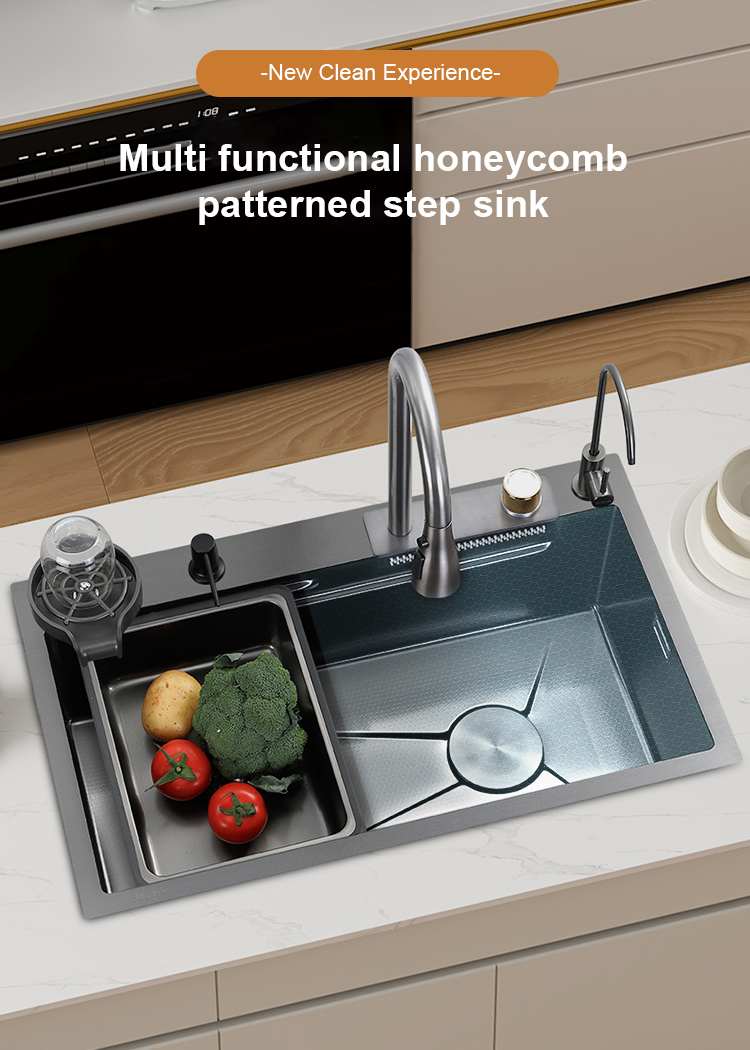 FPX Complex Modern Sink Set Big Single Sink with 2 way faucet lababo ...