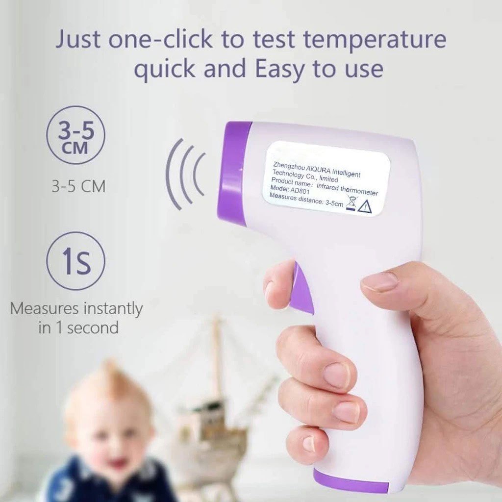 PHILIPS Non-Contact Infrared Thermometer LCD Display for Forehead/Body ...