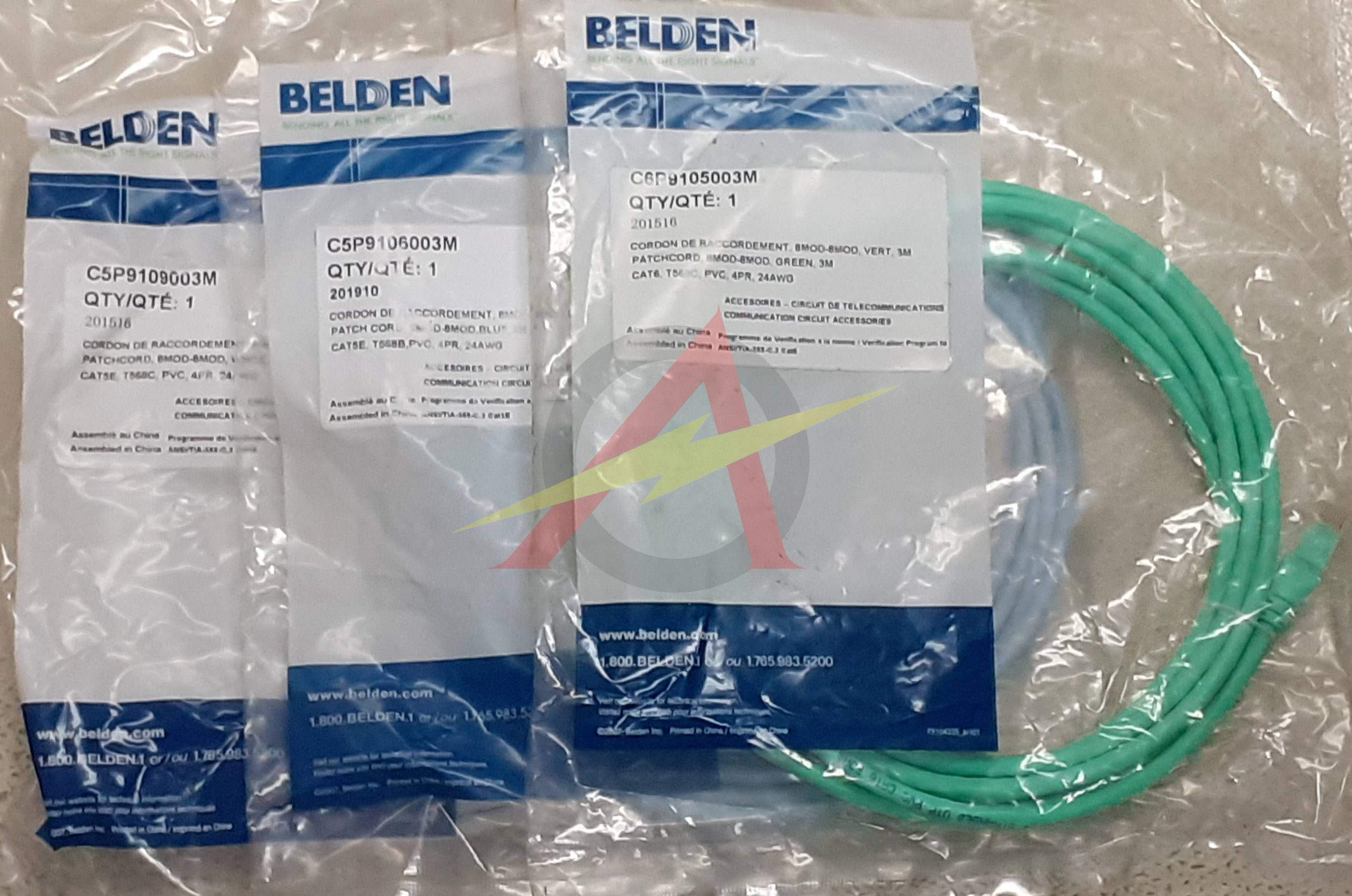 Belden Patch Cord 1m/2m/3m/5m CAT6 Category 6 UTP Ethernet LAN Cable ...