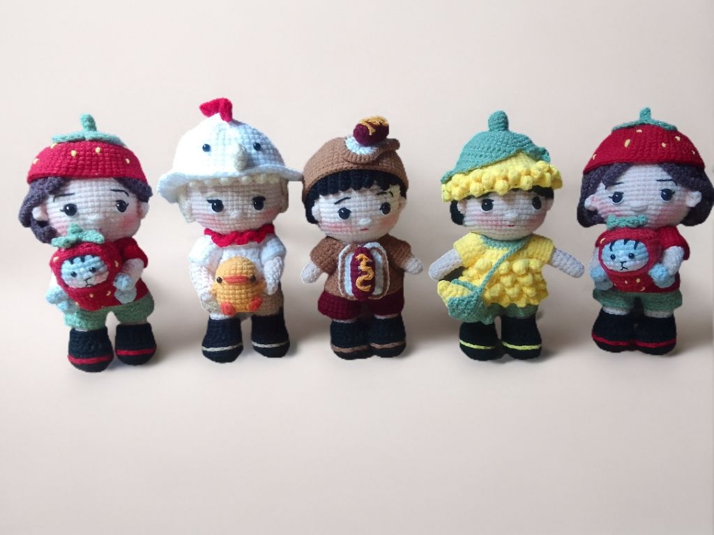 SB19 Crochet Doll 5 inches Tall Handmade (please read description ...