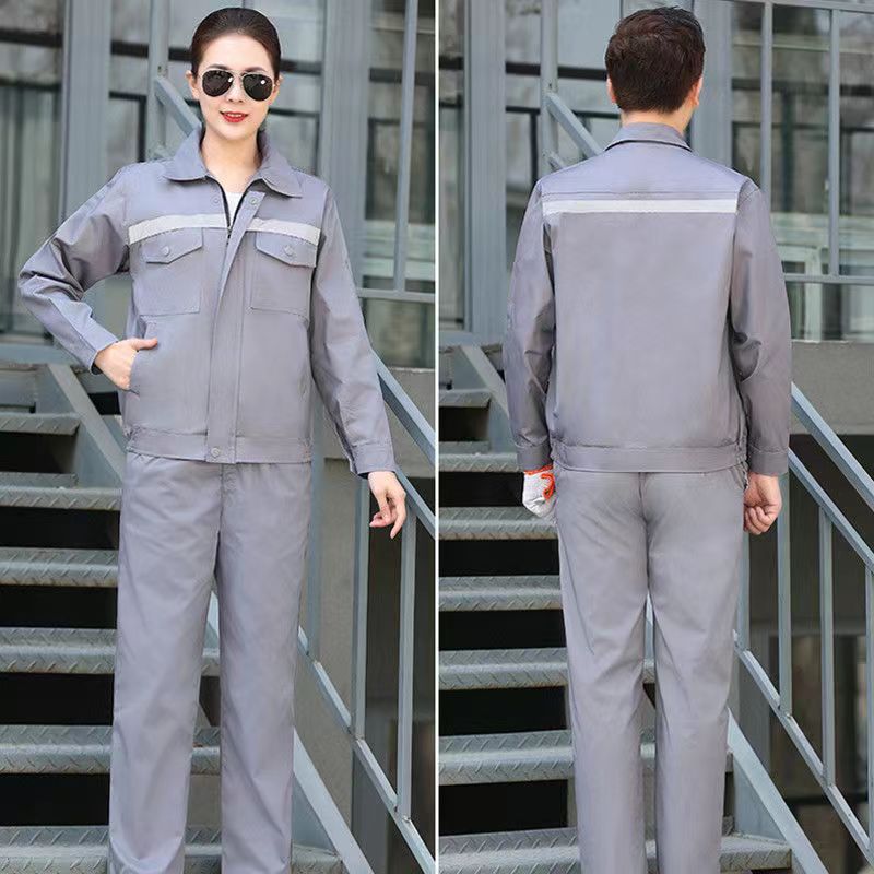 PPE Labor Reflective Work Coveralls Men/Women TOP+PANTS Construction M ...