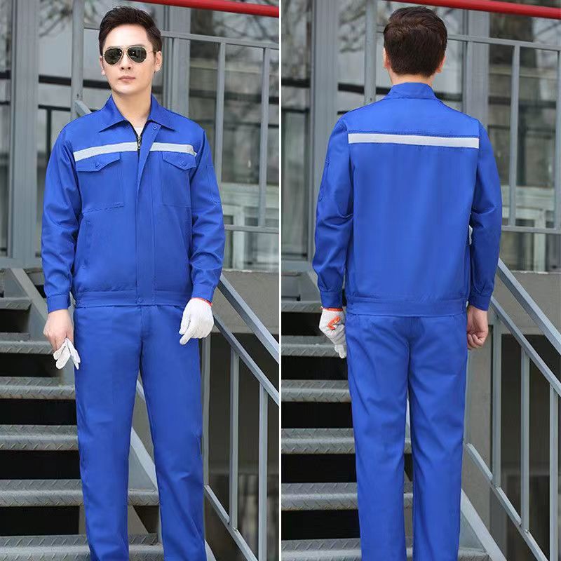 PPE Labor Reflective Work Coveralls Men/Women TOP+PANTS Construction M ...