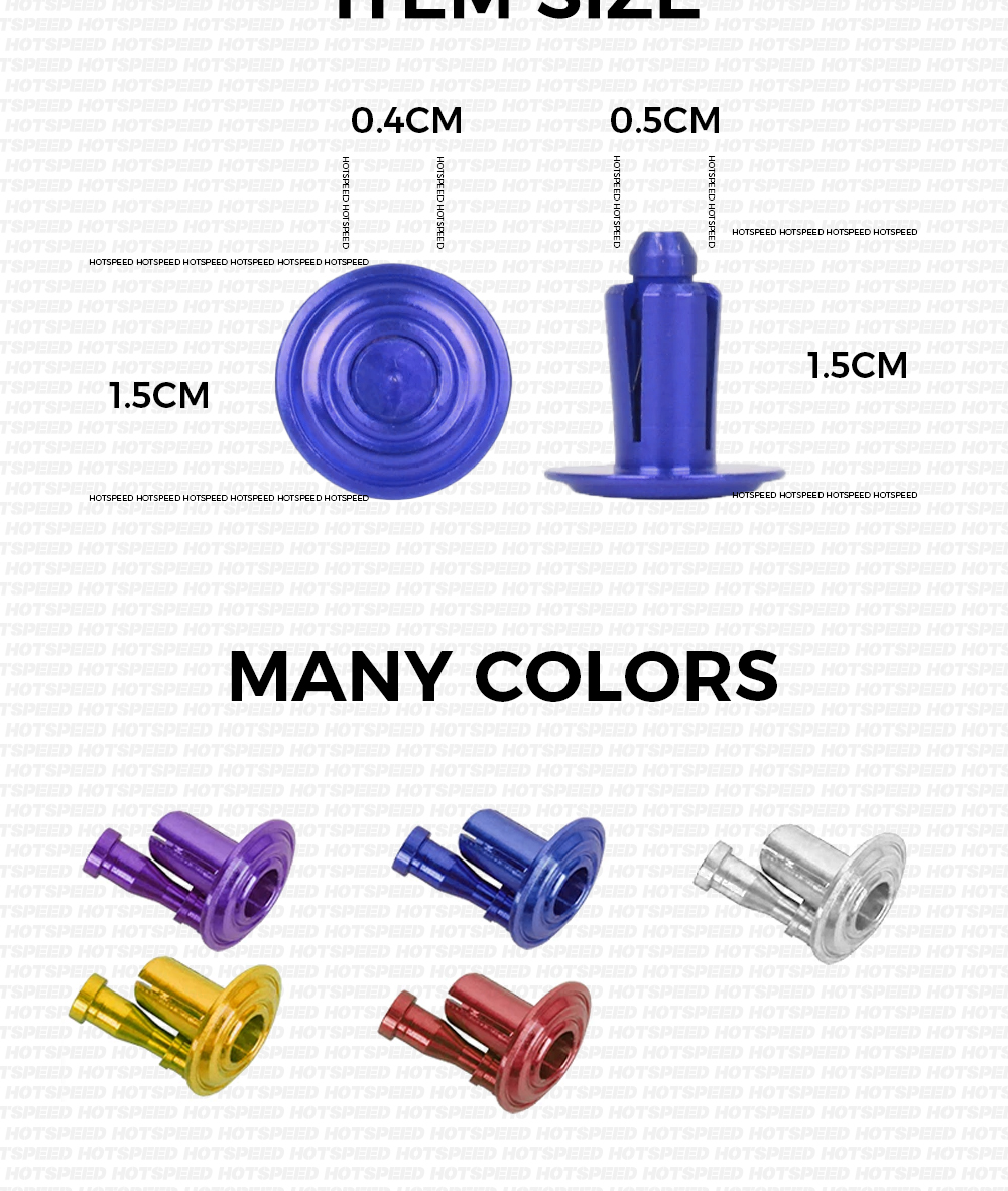 HOTSPEED Precision Lock Push Pin Rivet CNC Aluminum For Motorcycle ...