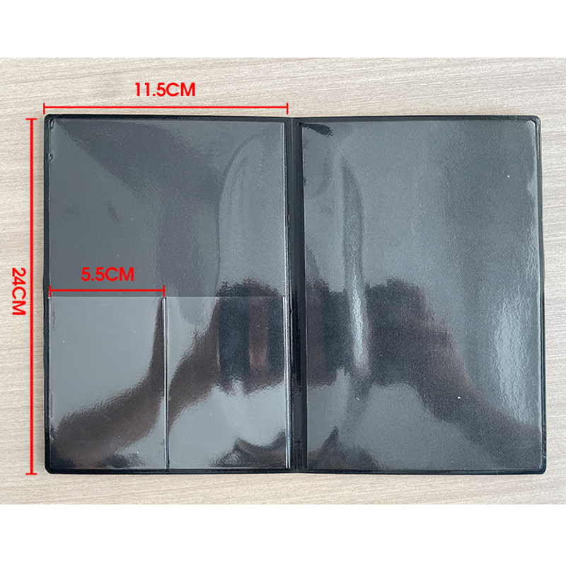 New Waterproof Genuine Leather ID Card Holder with RFID Protection for ...