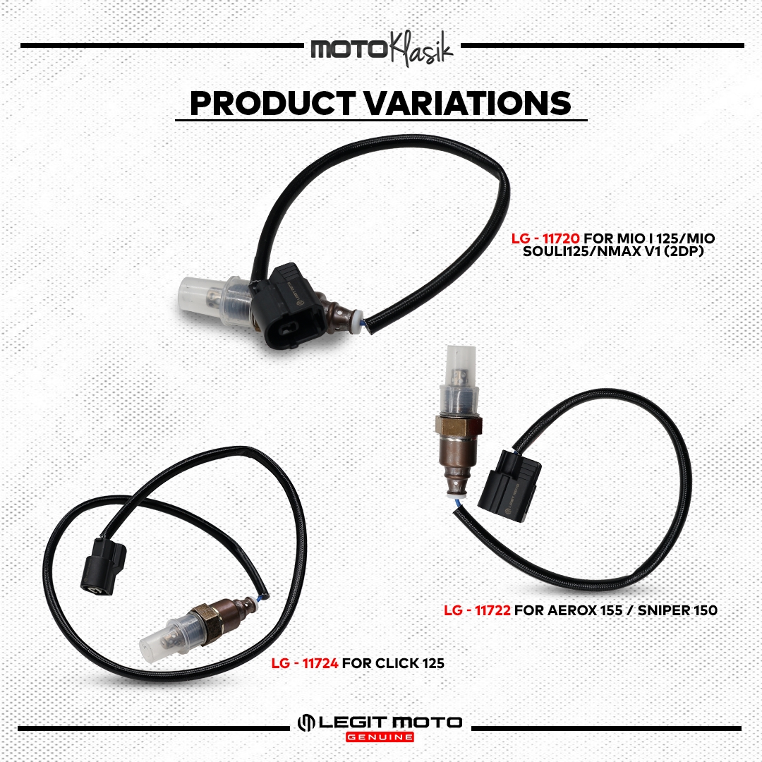 LEGITMOTO OXYGEN SENSOR FOR NMAX V1/MIO I125/ SOUL/CLICK/AEROX/SNIPER ...