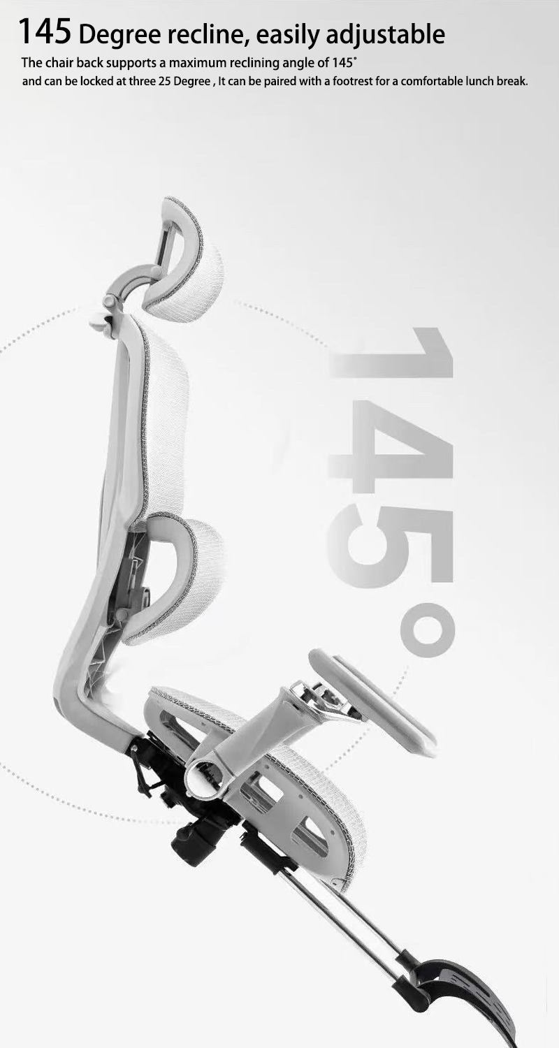 INPLAY EF180-G Ergonomic Chair 9D Arm Adjustable Height Breathable ...