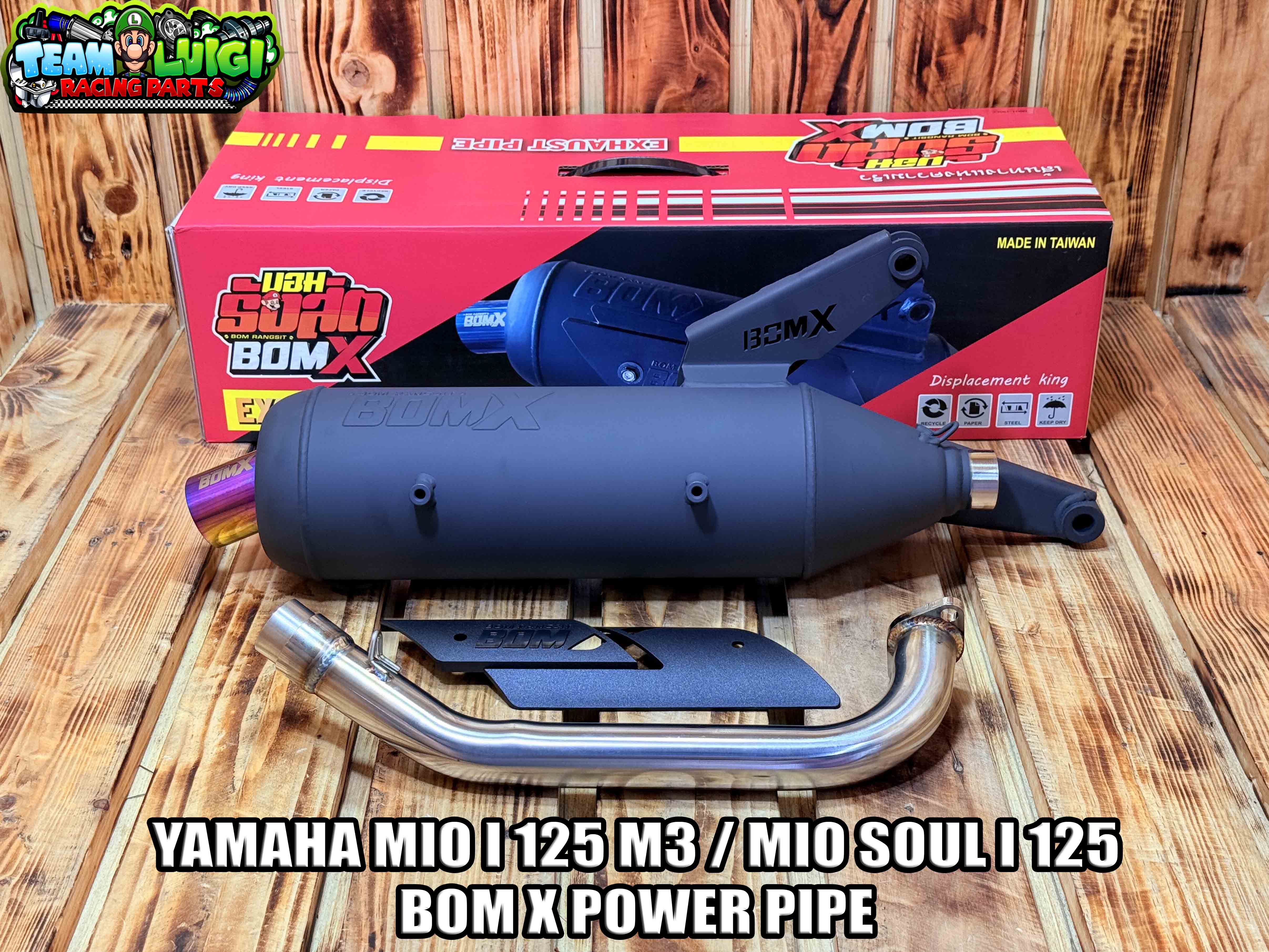 BOM RANGSIT POWER PIPE MIO I 125 M3, MIO SPORTY, AEROX V2, NMAX V2 ...