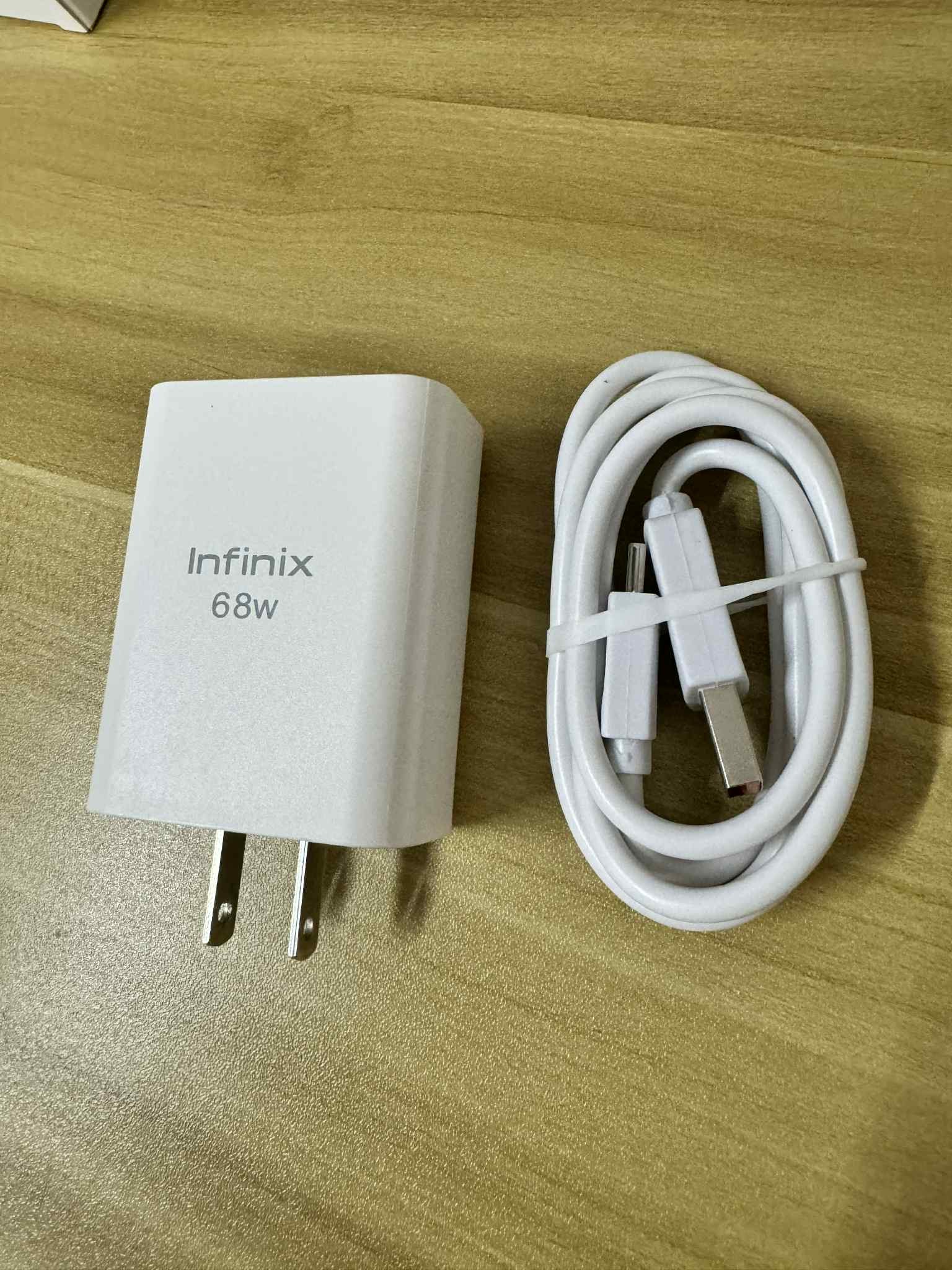 Infinix fast Charger 68W Type C USB Cable Quick Charging Chargers set ...