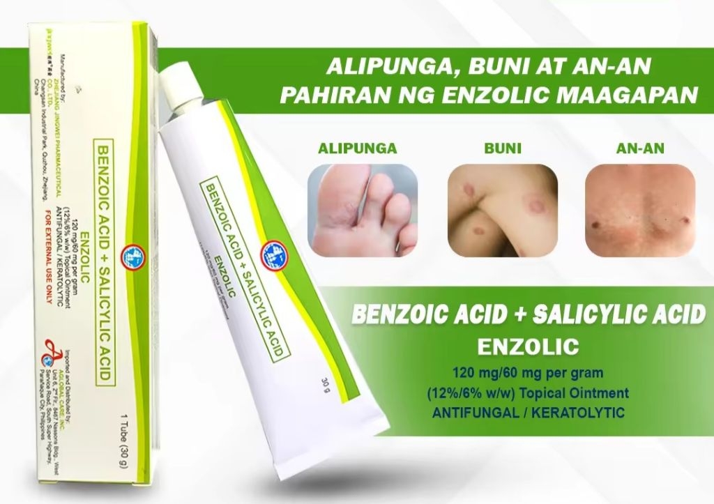 Benzoic Acid + Salicylic Enzolic for Athletes foot alipunga An-an Tinea ...