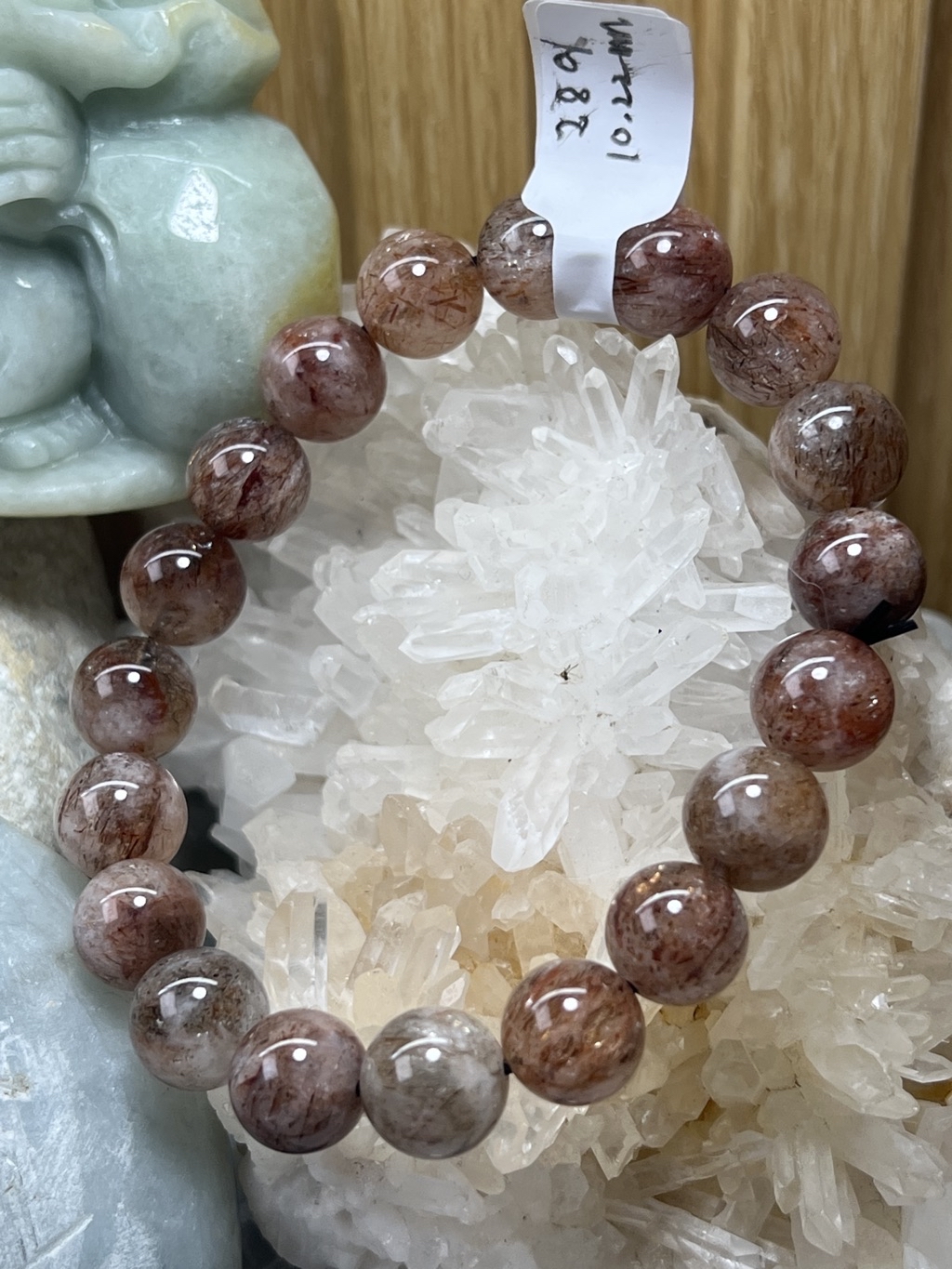 Premium Natural Black Golden Seven 7 Stones 10mm/9mm | Shopee Philippines