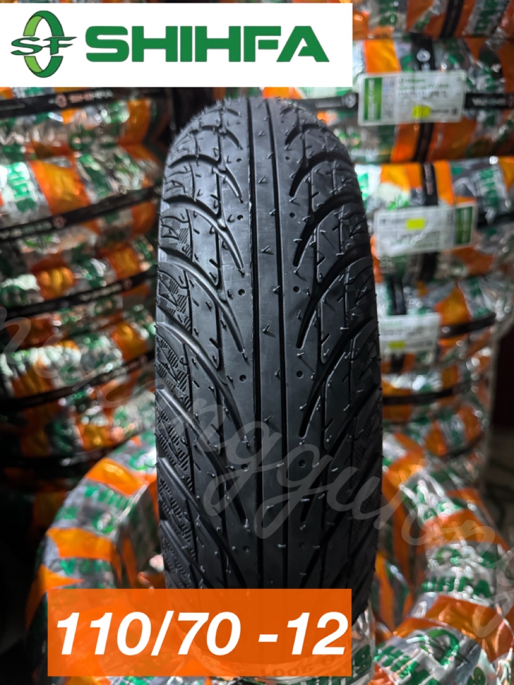 SHIHFA Tire for Burgman, Avenis, Gravis Size 10" & 12" (FREE Selaant ...