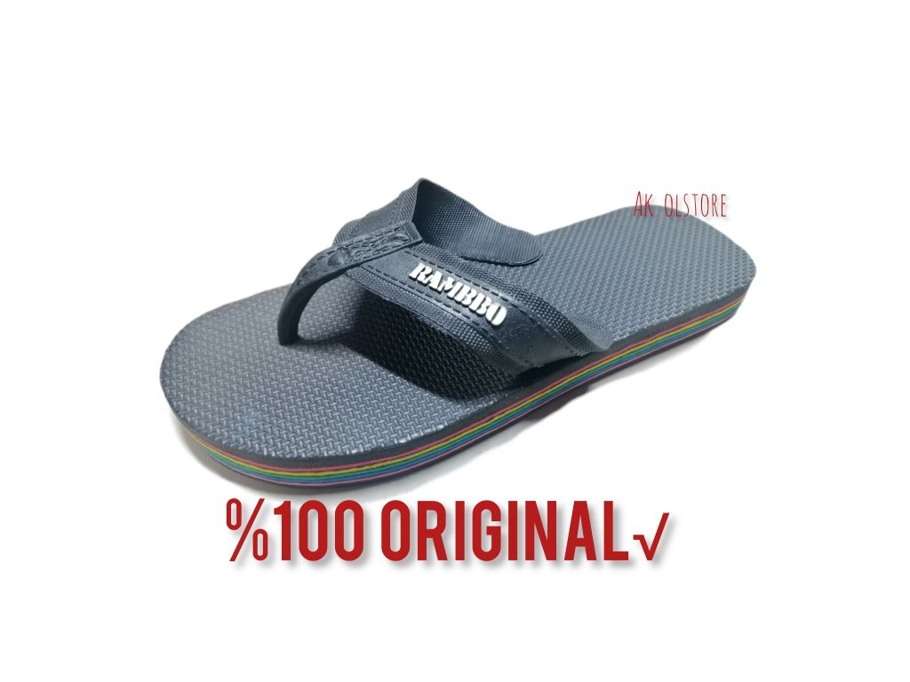 100 ORIGINAL RAMBO RUBBER SANDALS (ADULT AND KIDS) RAMBBO | Shopee ...