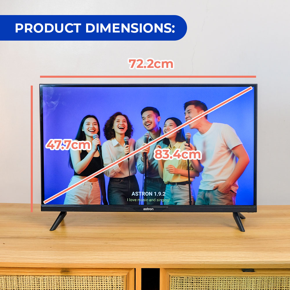 Astron SMART KTV 3262 | 32" Smart TV with built-in Karaoke | Free 32GB ...