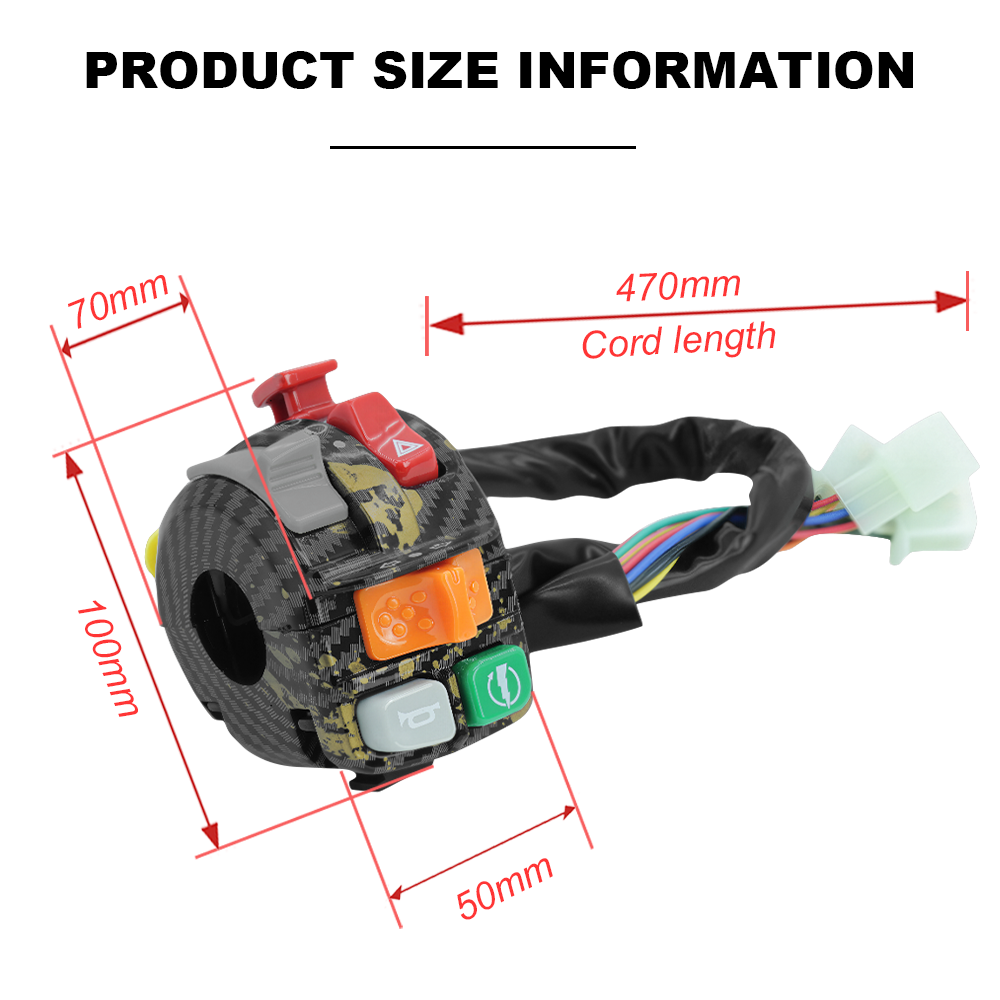 HONEYWELL HANDLE SWITCH UNIVERSAL VERSION 2 Gold foil Carbon Left and ...
