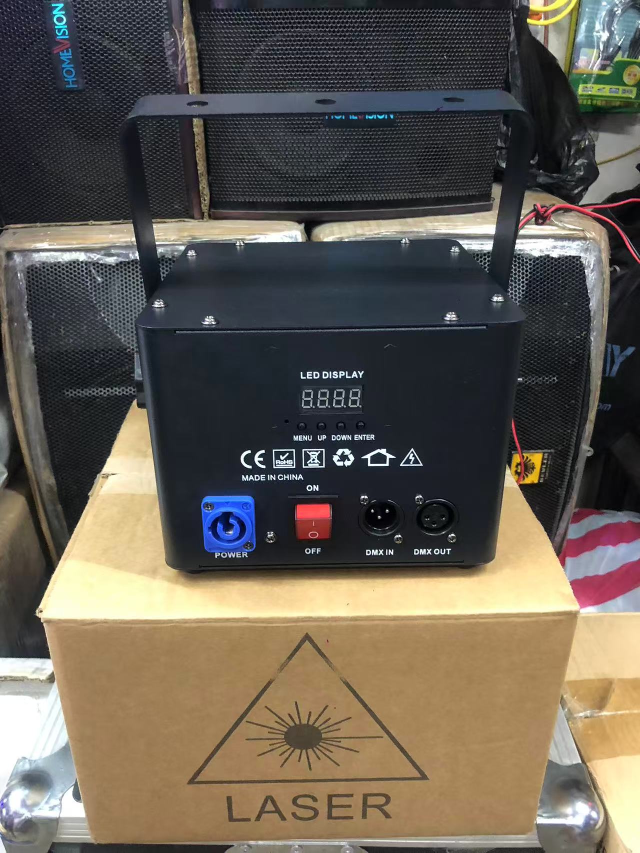 Mobile Phone Control Full Color Laser Light RGBW Party Laser DJ Disco ...