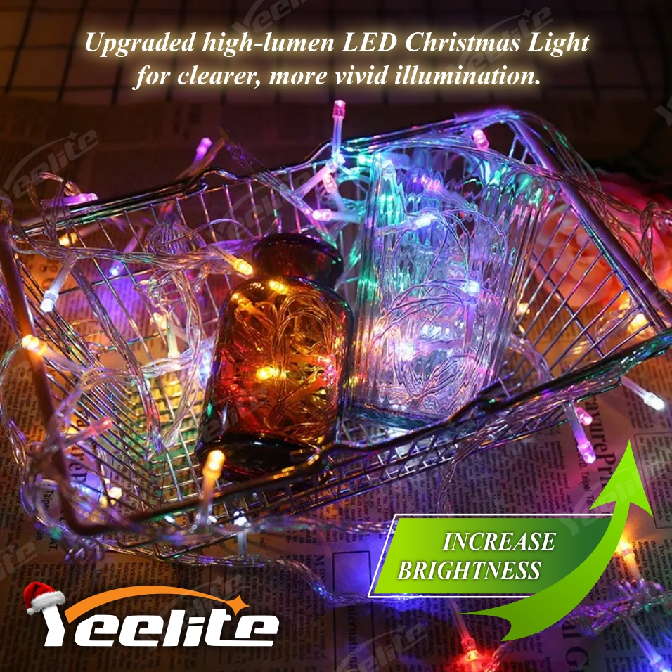 YEELITE High quality 8 mode 100LED light beads RGB, warm white ...