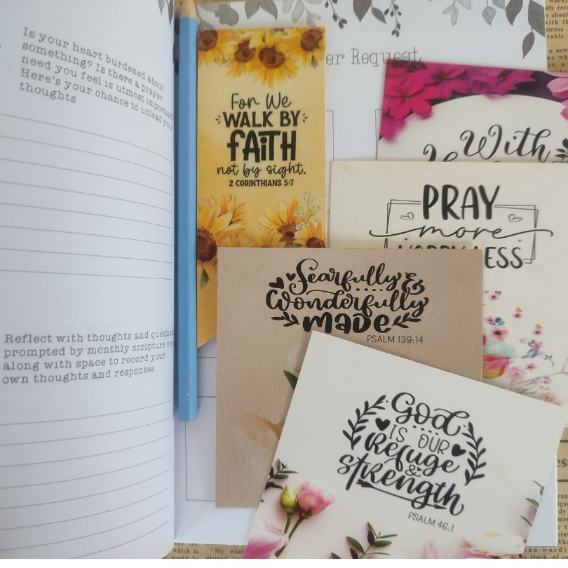 Prayer Journal Kit Bundle with Notepads and Bookmarks | Shopee Philippines