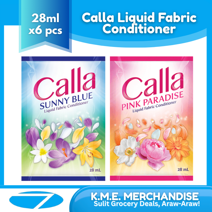Calla Liquid Fabric Conditioner (28ml x 6pcs) | Shopee Philippines