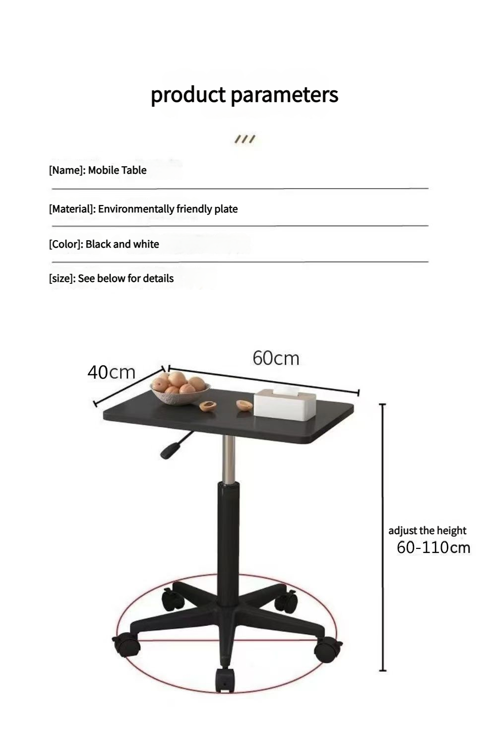Mobile desk liftable standing computer desk foldable single writing ...