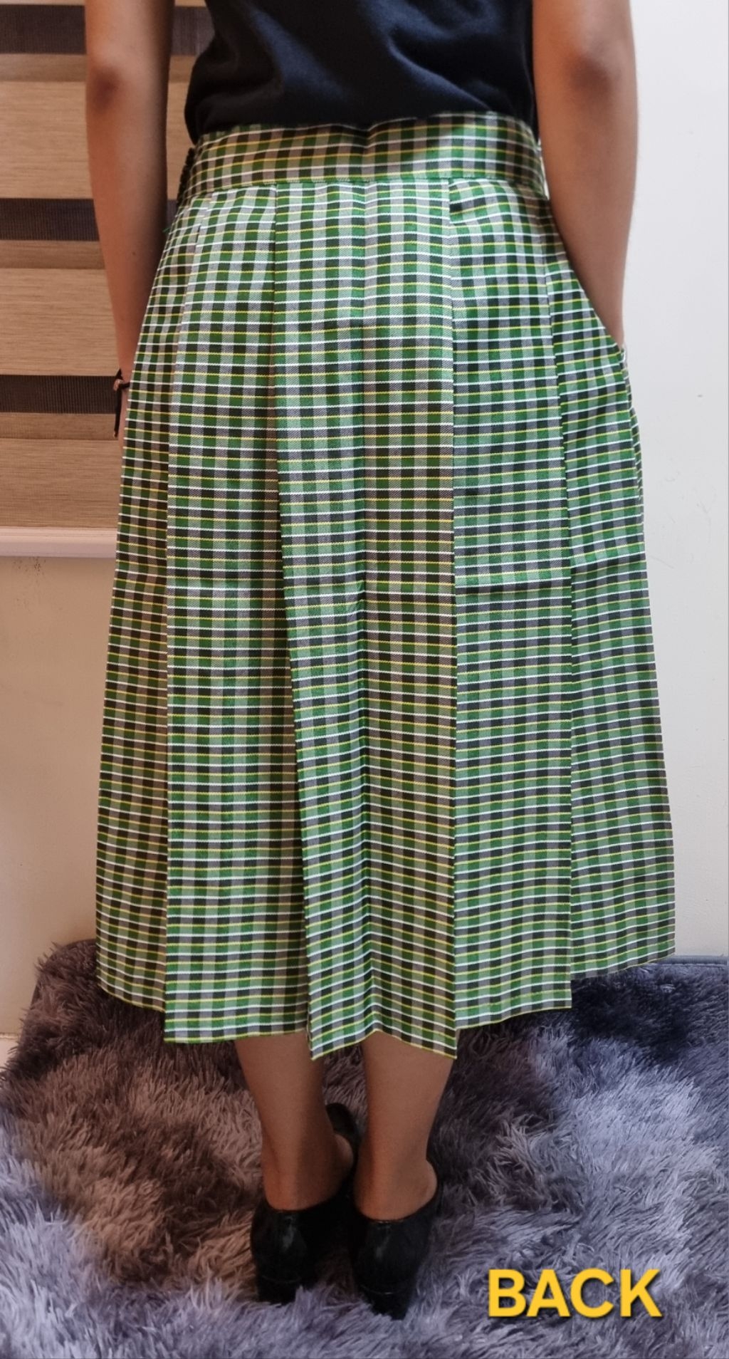 CHECKERD GREEN SKIRT UNIFORM(TAMBO and MANUYO ELEMENTARY) | Shopee ...