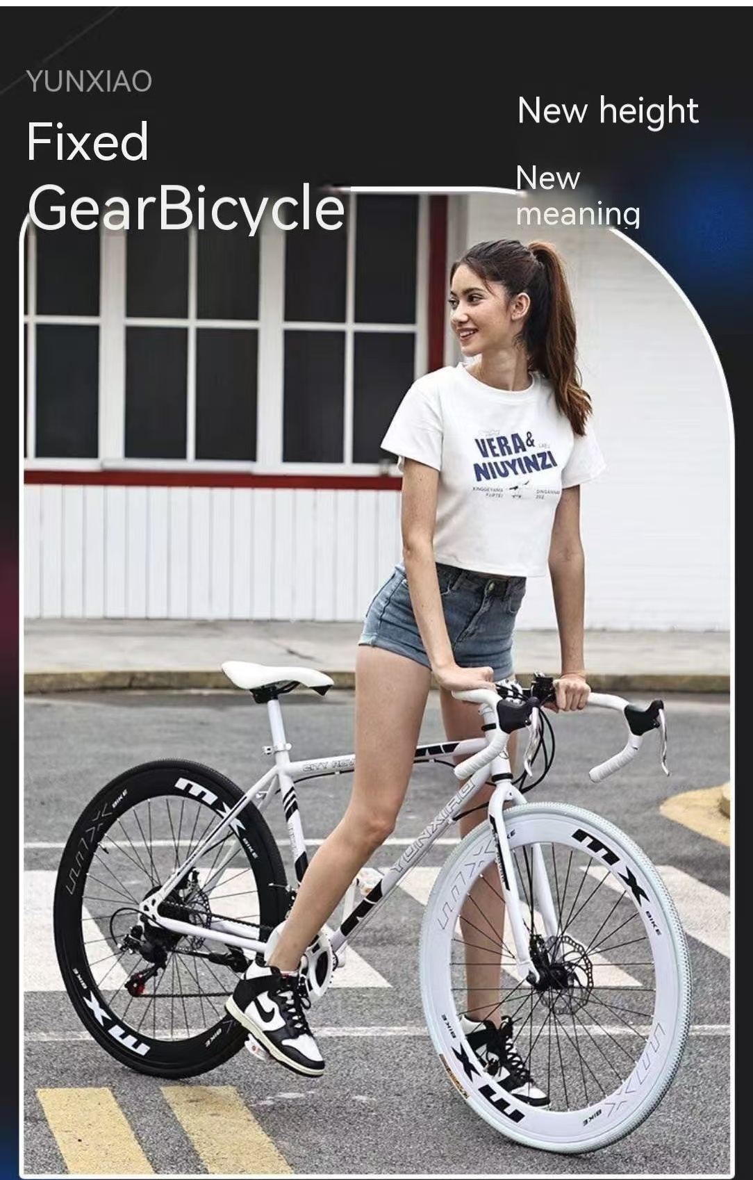 LUANDA Fixie Bike 700cRoad Bikes Fixed Bike Garuda Fixie Bend Coaster ...