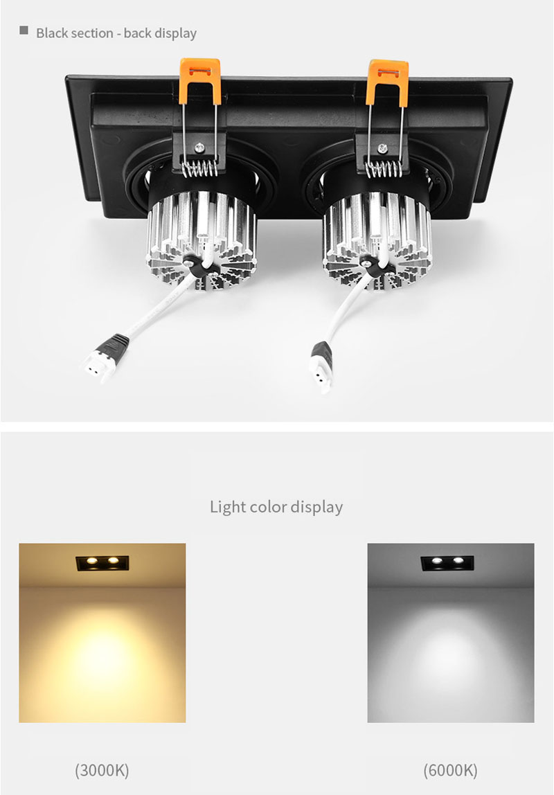 COB Downlight Led Daring Lamp Recessed Indoor Ceiling Light SpotLights ...