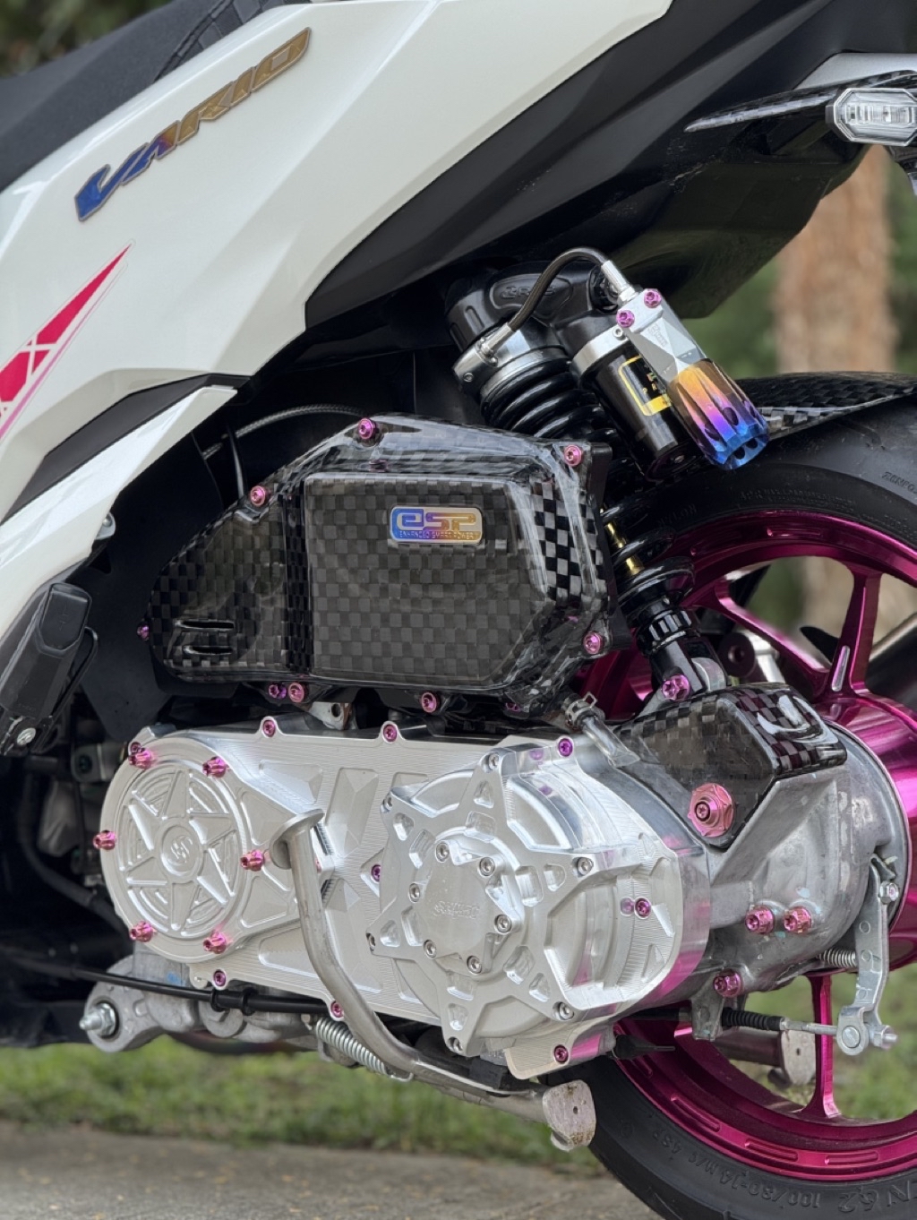 SHIJIRO BILLET CNC CVT COVER | Click v2 v3 v4 | Nmax v2 v3 | Aerox v2 ...