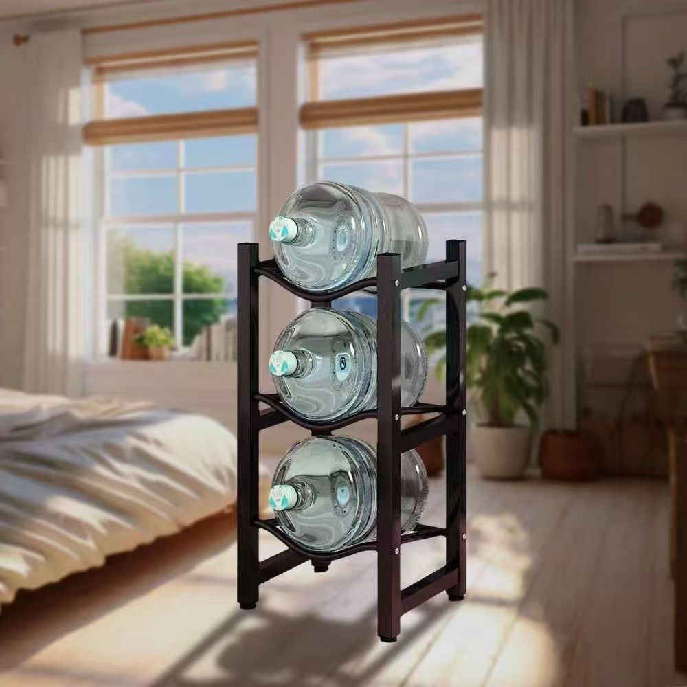 Multi-layer bottled water shelves large buckets of water special pure ...
