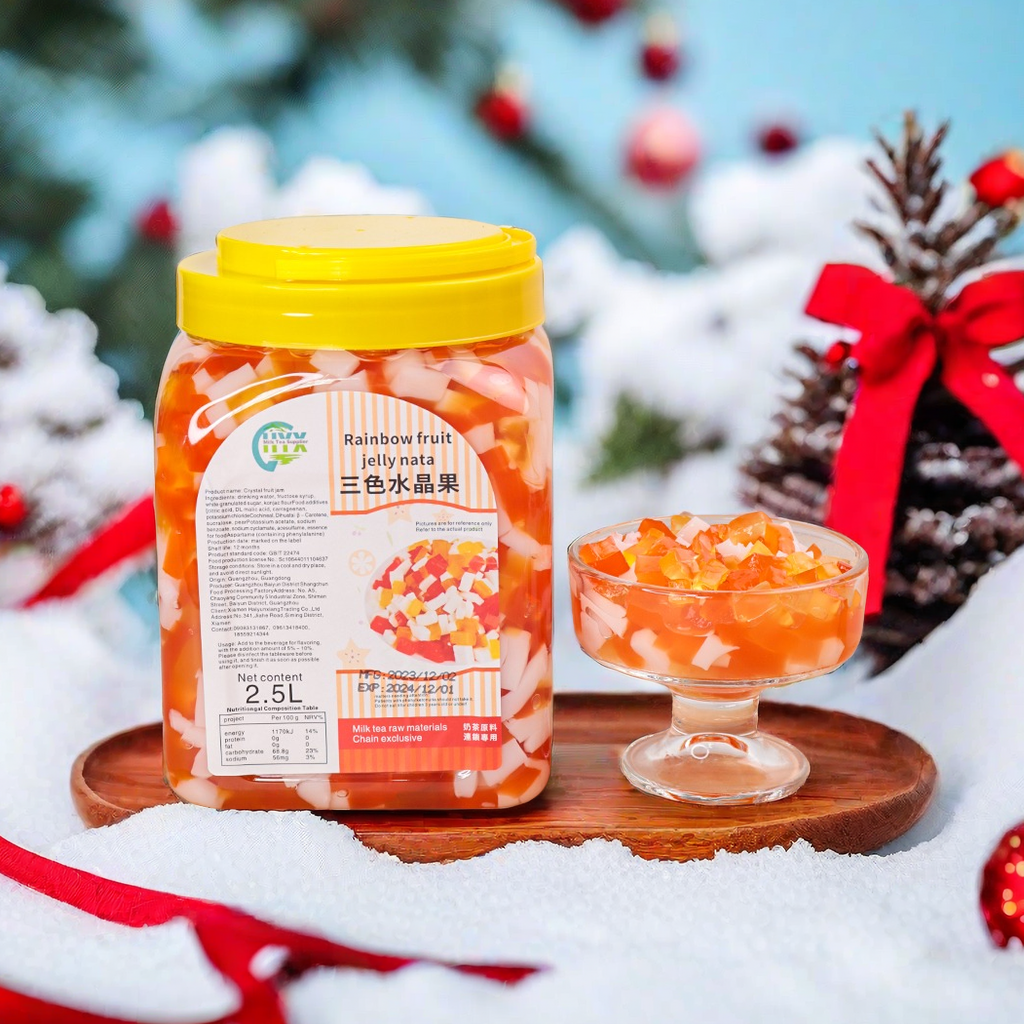 2.5kg HYX Rainbow Nata de Coco Jelly - Perfect for Milk Tea, Halo-Halo ...