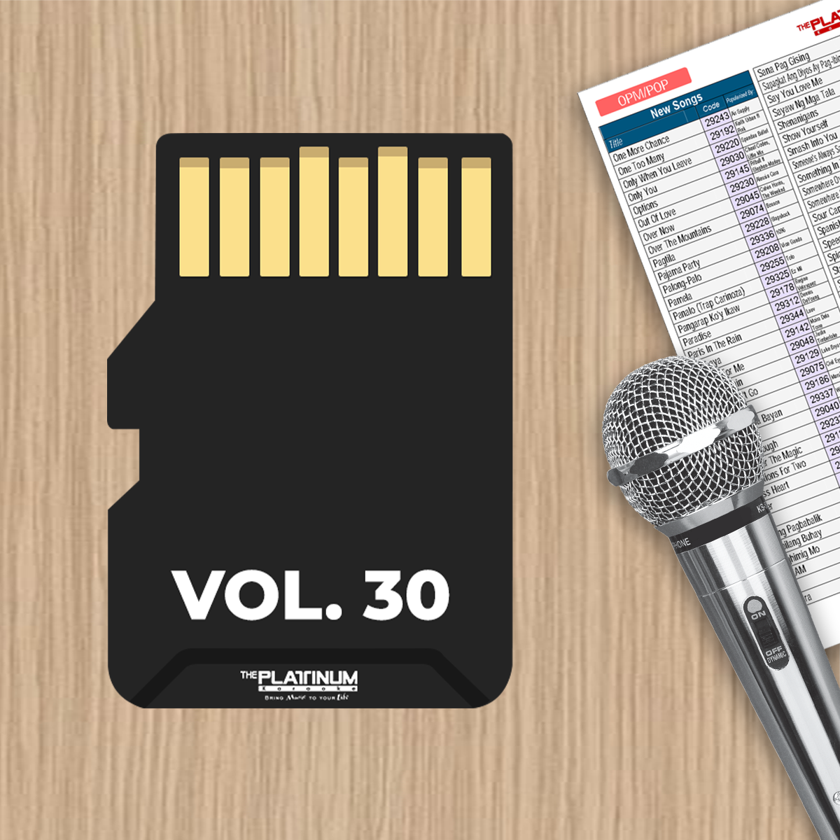 Platinum Karaoke Volume 32 SD Card for KS100 Mini Box/KS10 Mini SD/DK88 Duo / DK65 / KBOX 3 ...