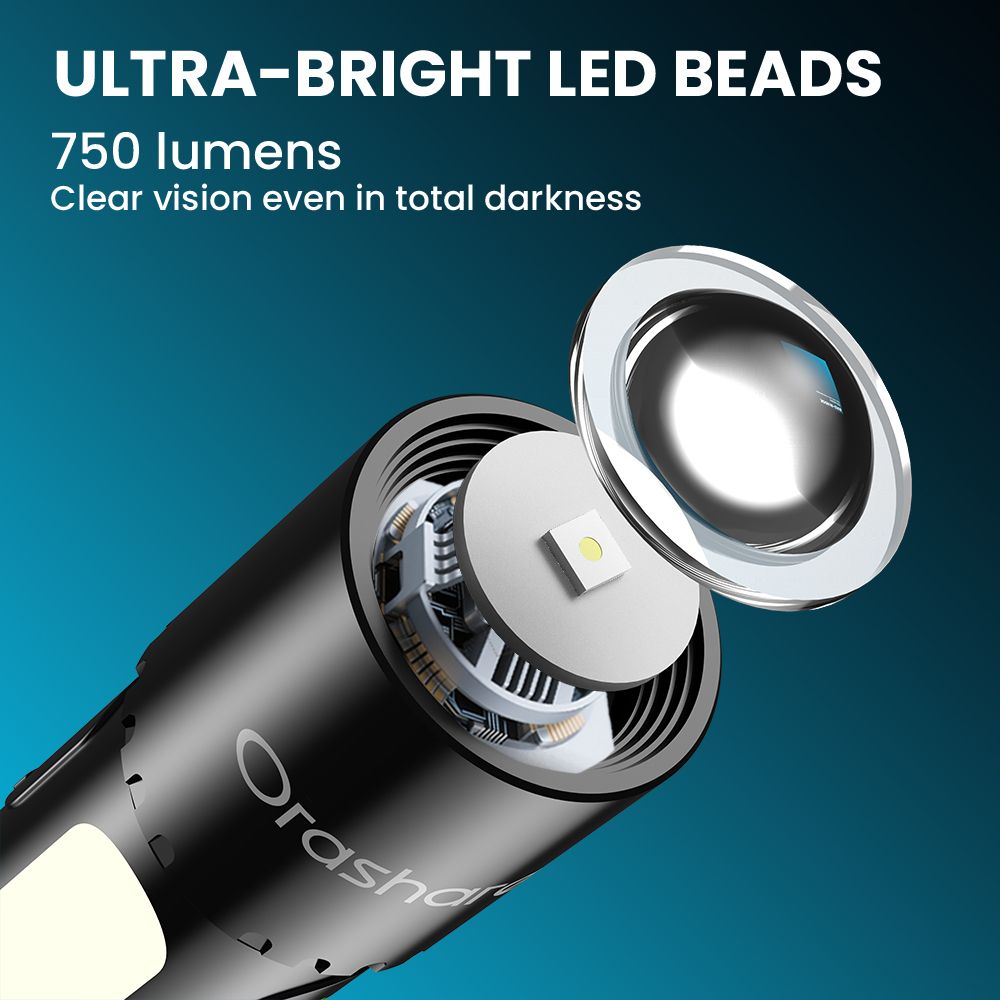 Orashare OL03 Max LED Flashlight Rechargeable 3000mAh USB Output Super ...