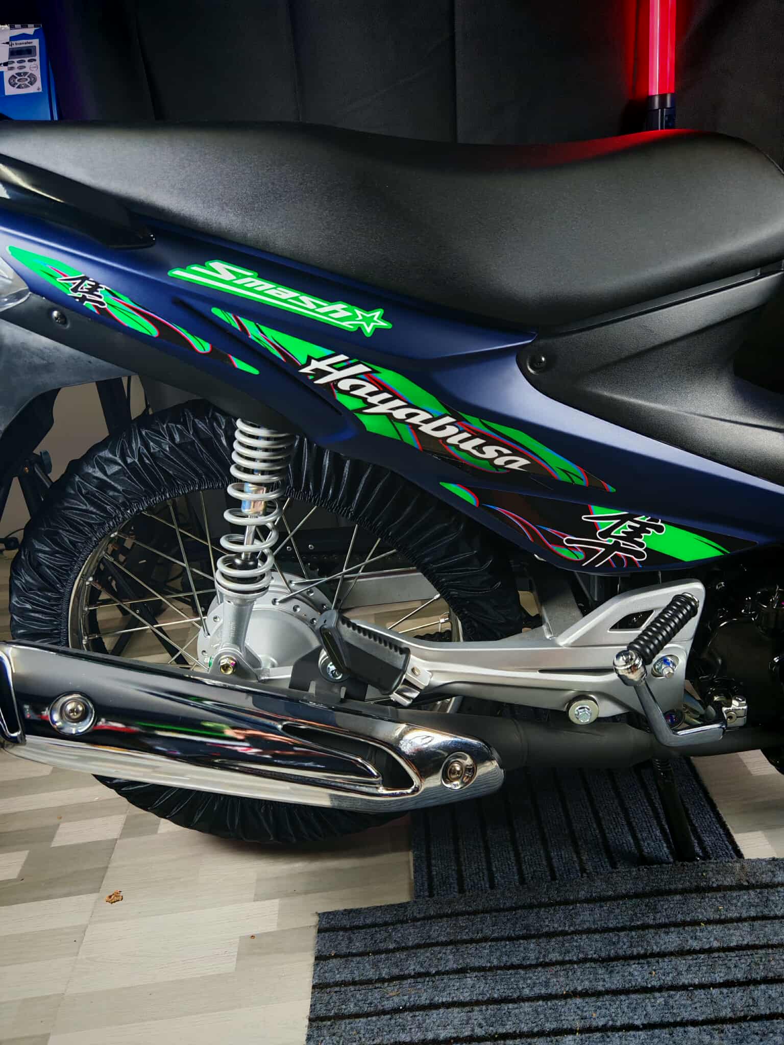 SMASH 115 HAYABUSA FLAME FIRE APOY CONCEPT WITH FREEBIES LAMINATED ...