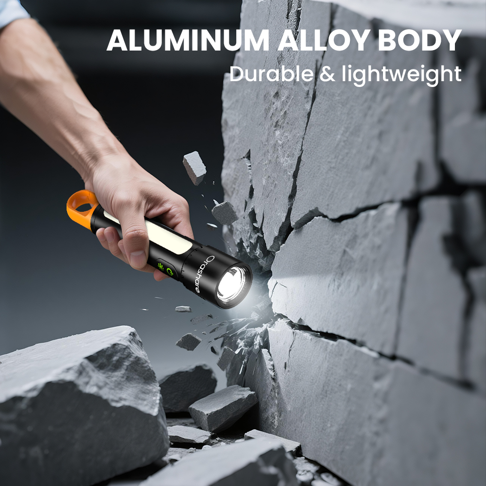 Orashare OL03 Max LED Flashlight Rechargeable 3000mAh USB Output Super ...