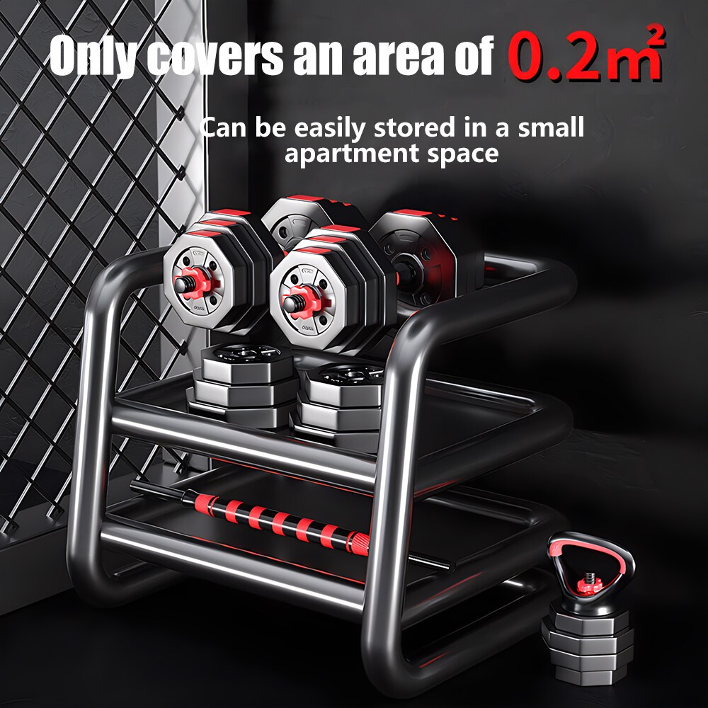 10/20/30/40KG Adjustable Kettlebell Handle For Plate Weight Dumbbell ...