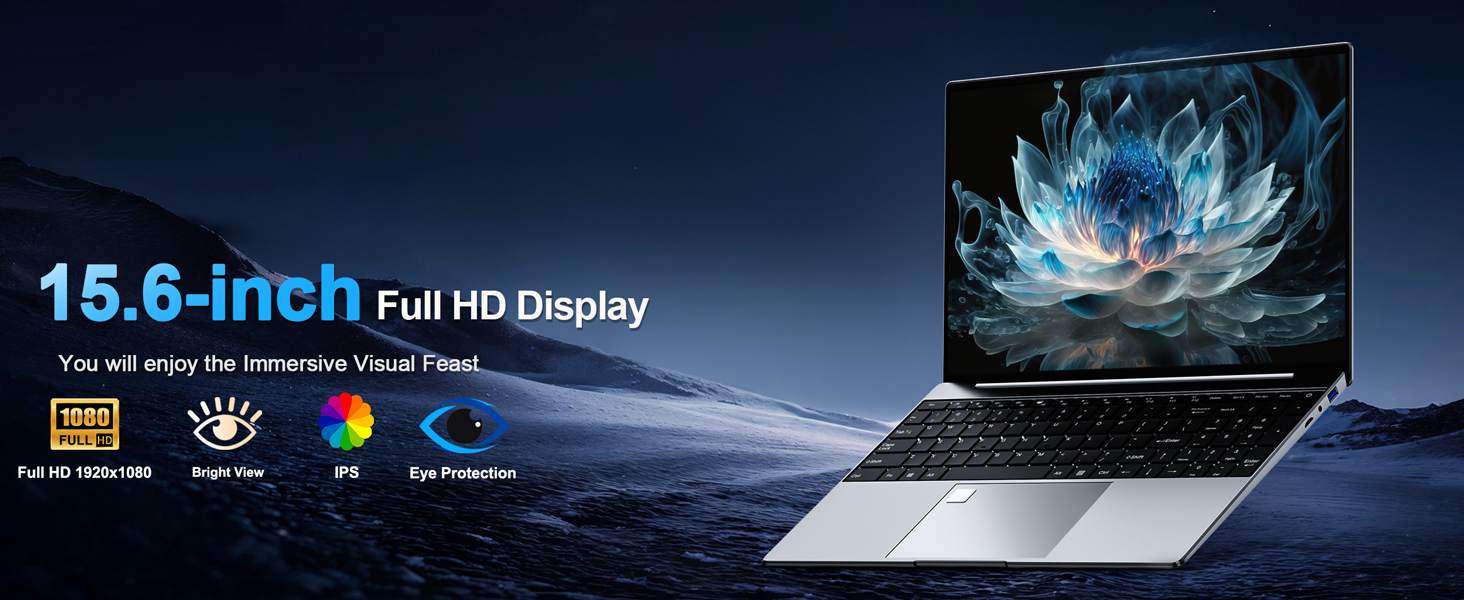 SUXi MantaBook Pro Laptop 15.6" FHD IPS, 1.3KG Ultra-Thin Celeron N5095 ...