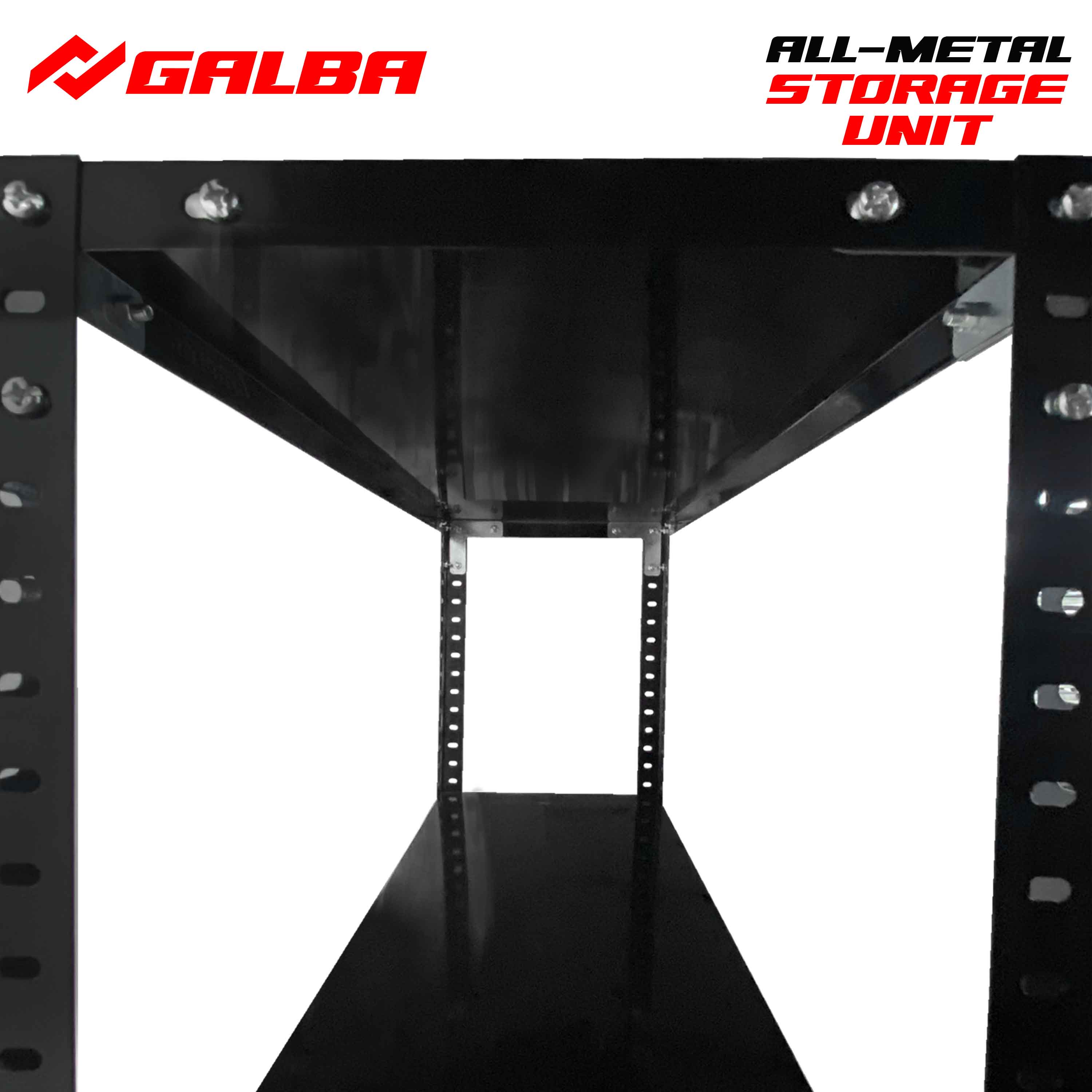 GALBA All-Steel Storage Unit 3-, 4- and 5-Layers Adjustable Metal Rack ...