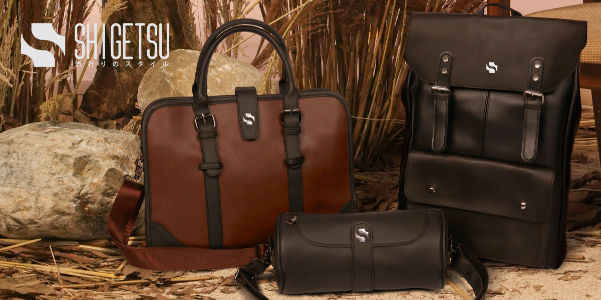 Shigetsu Signature SENNAN Monogram Leather Wallet for men Card Holder ...