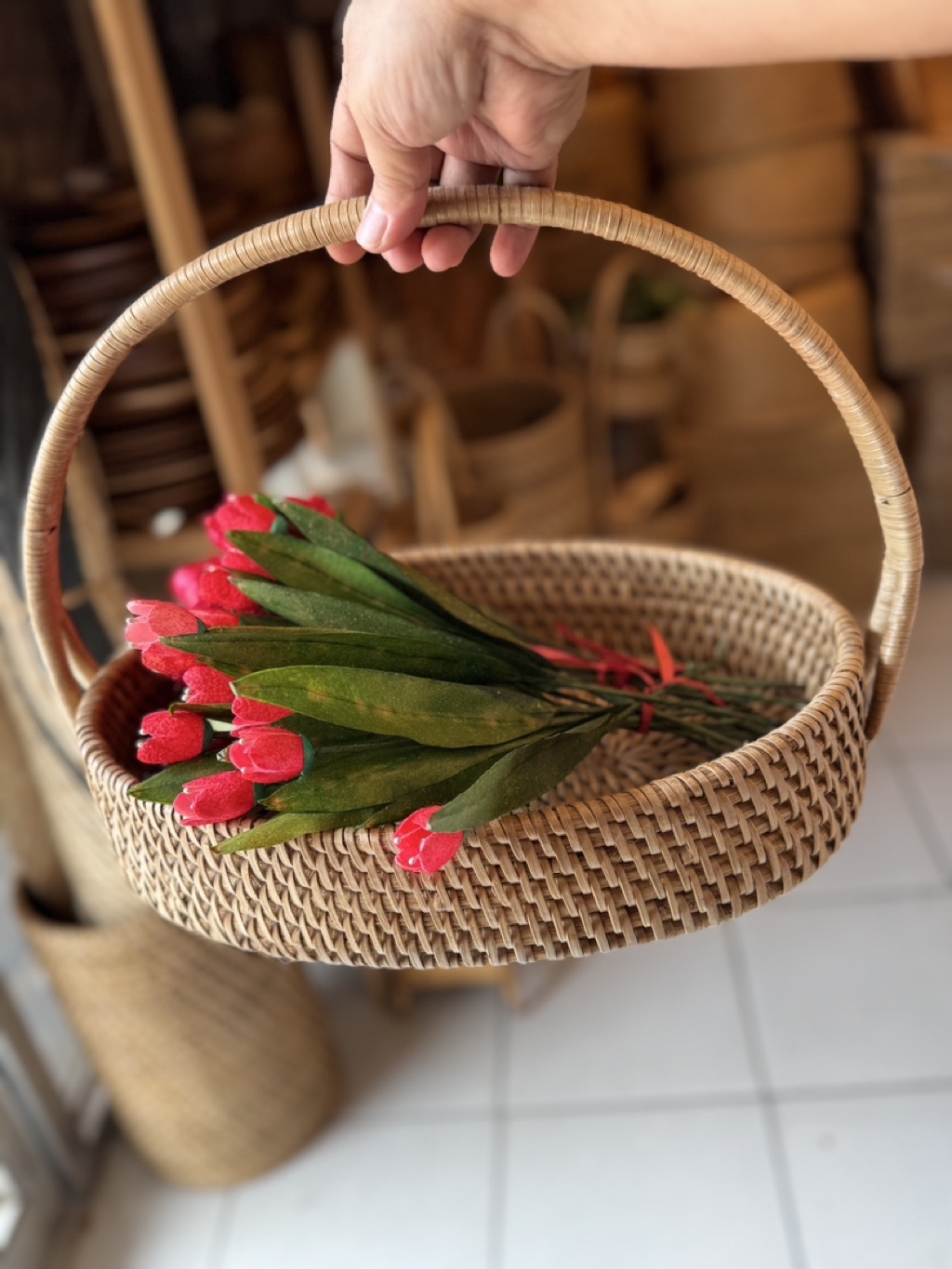 Handwoven rattan | labtang multipurpose basket | Shopee Philippines
