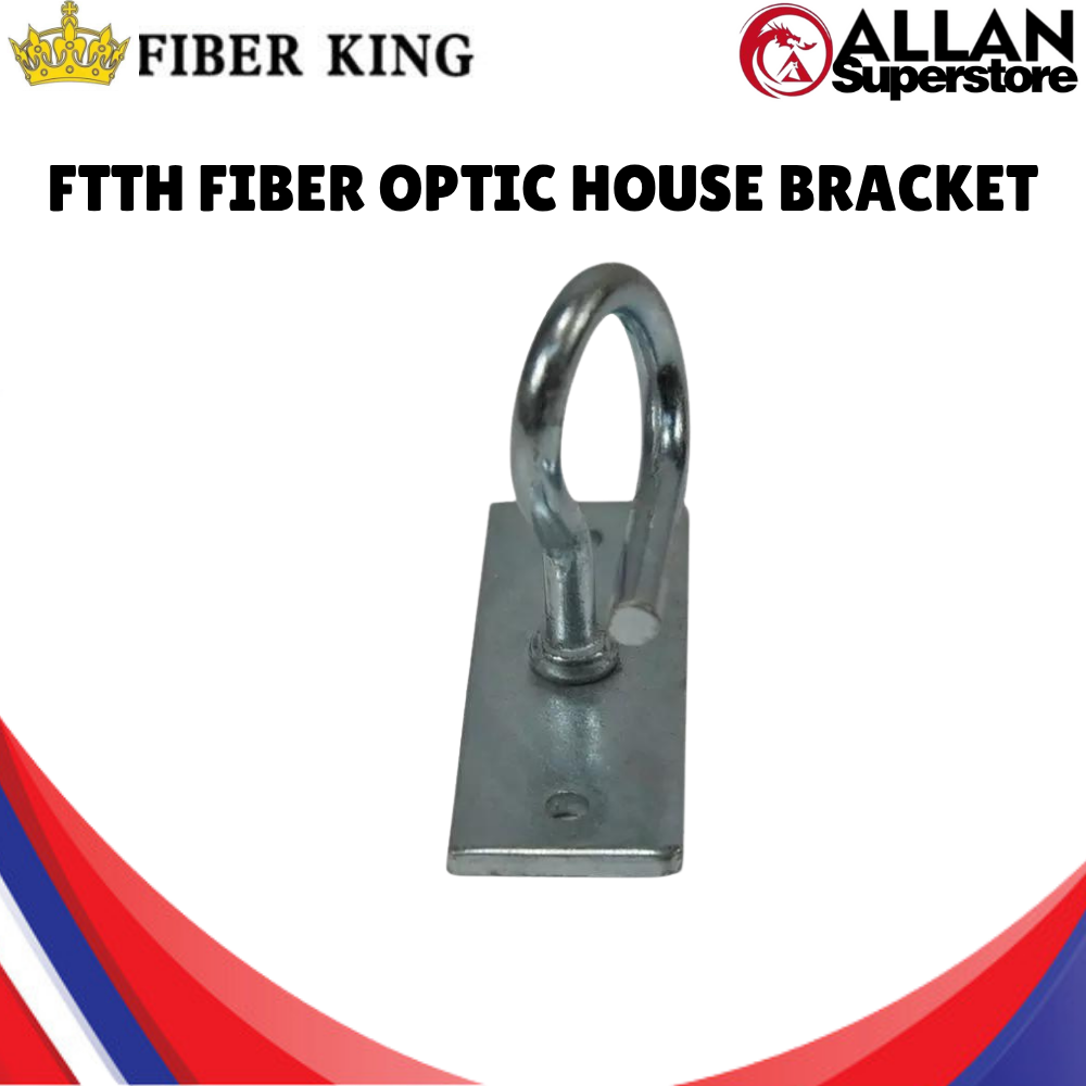 Fiber King Galvanized House Bracket metallic Fiber Optic Cable Clamp ...