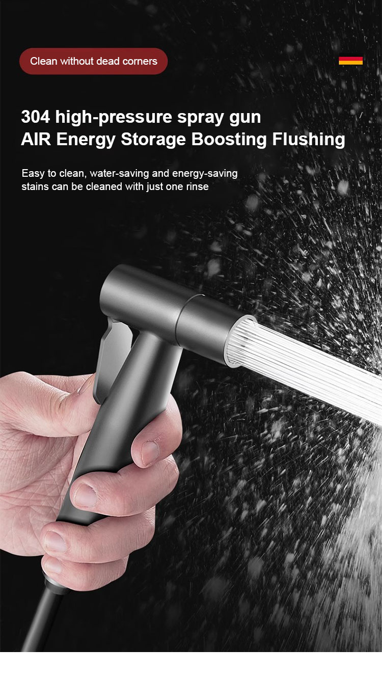 FARIDA High pressure Bidet Sprayer Set Toilet Spray Gun Mop pool spray ...