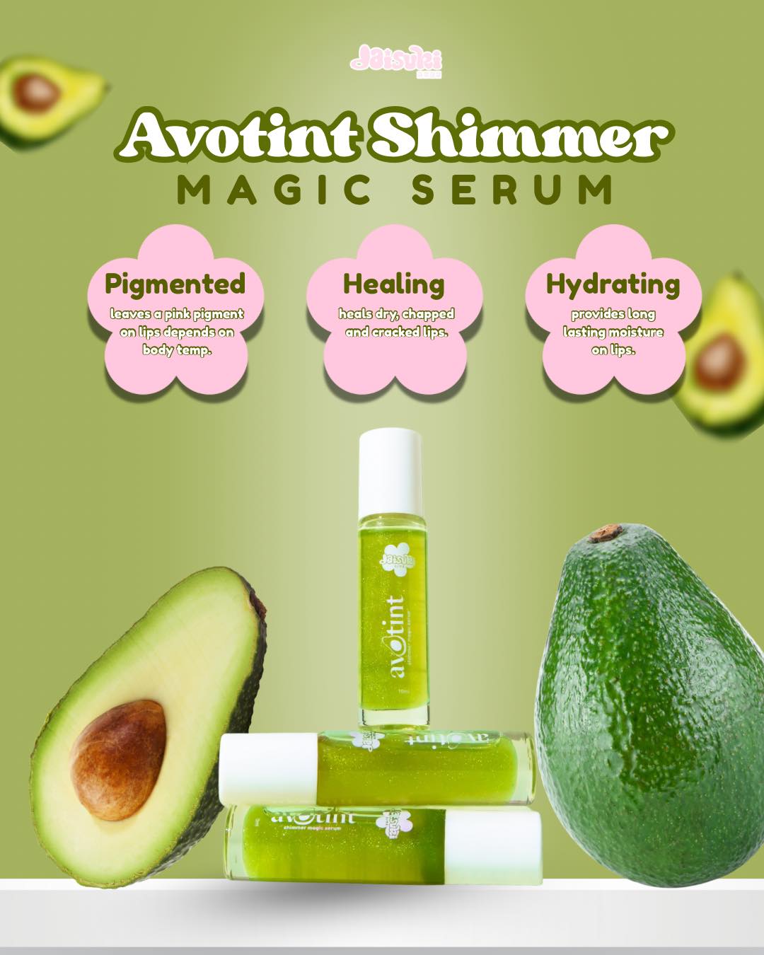 DAISUKI SKIN Magic Serum Shimmer Liptint Avotint with Avocado Oil ...