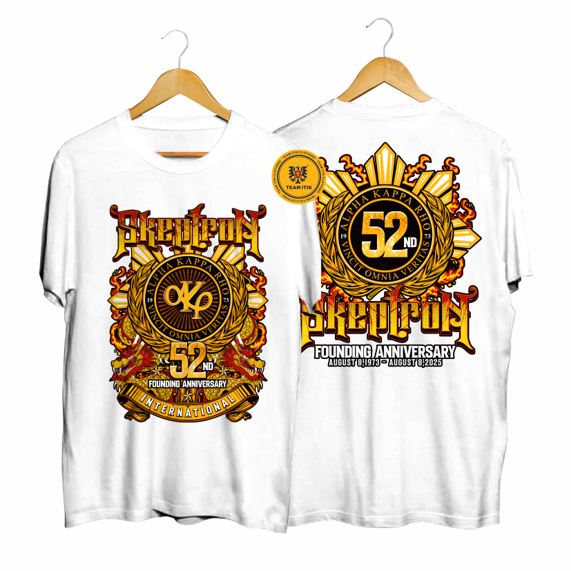 TEAM ITIK CLOTHING Alpha Kappa Rho Skeprton Fraternity AKP T-SHIRT FOR ...
