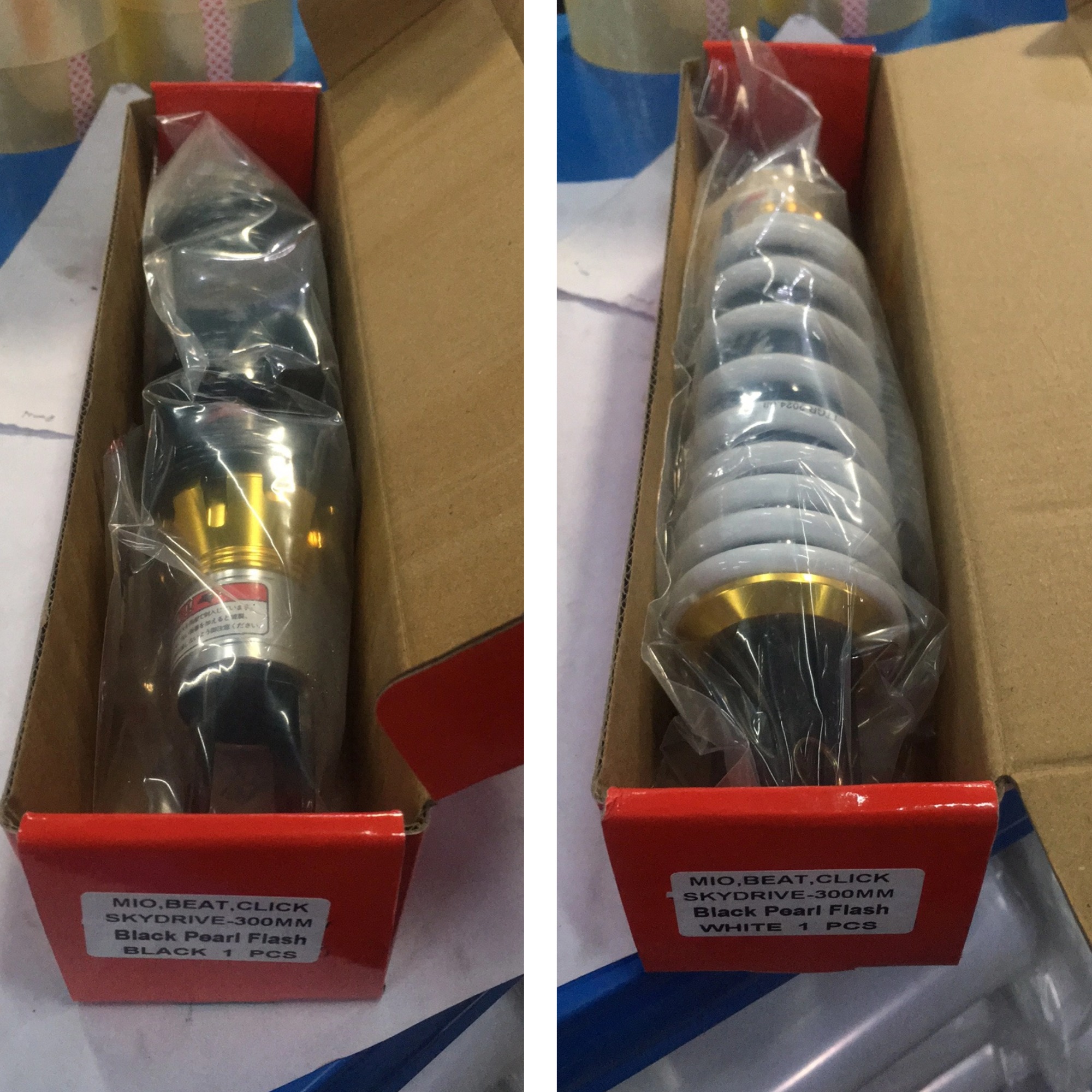 COD MIO/BEAT/CLICK/SKYDRIVE/XRM TTGR Rear Shock 300mm 310mm 330mm 340mm Motorcycle Rear Shock ...