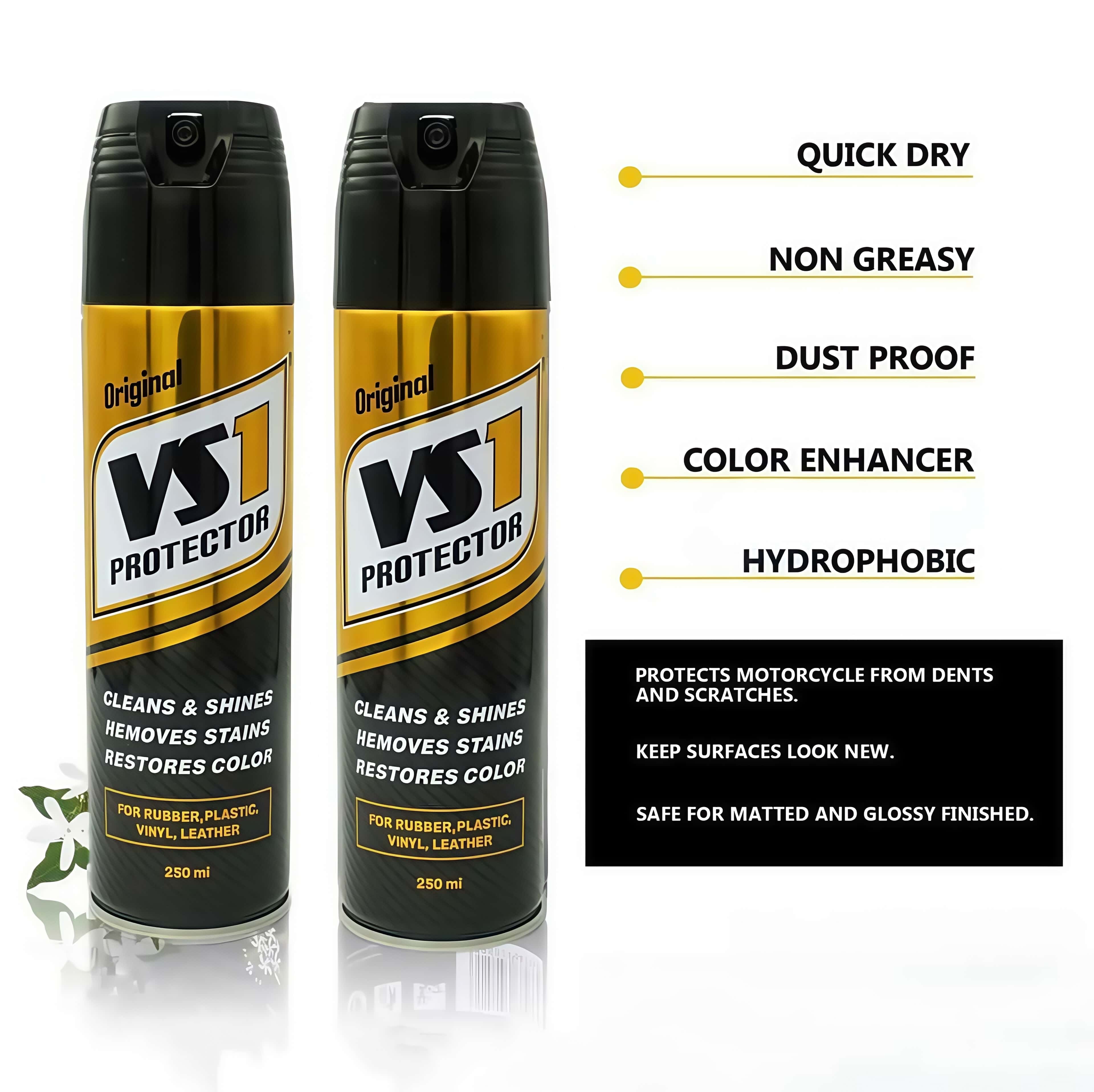 Bottle Motorcycle And Car Vs1 Protector Spray Big 250ml And Cleaning ...